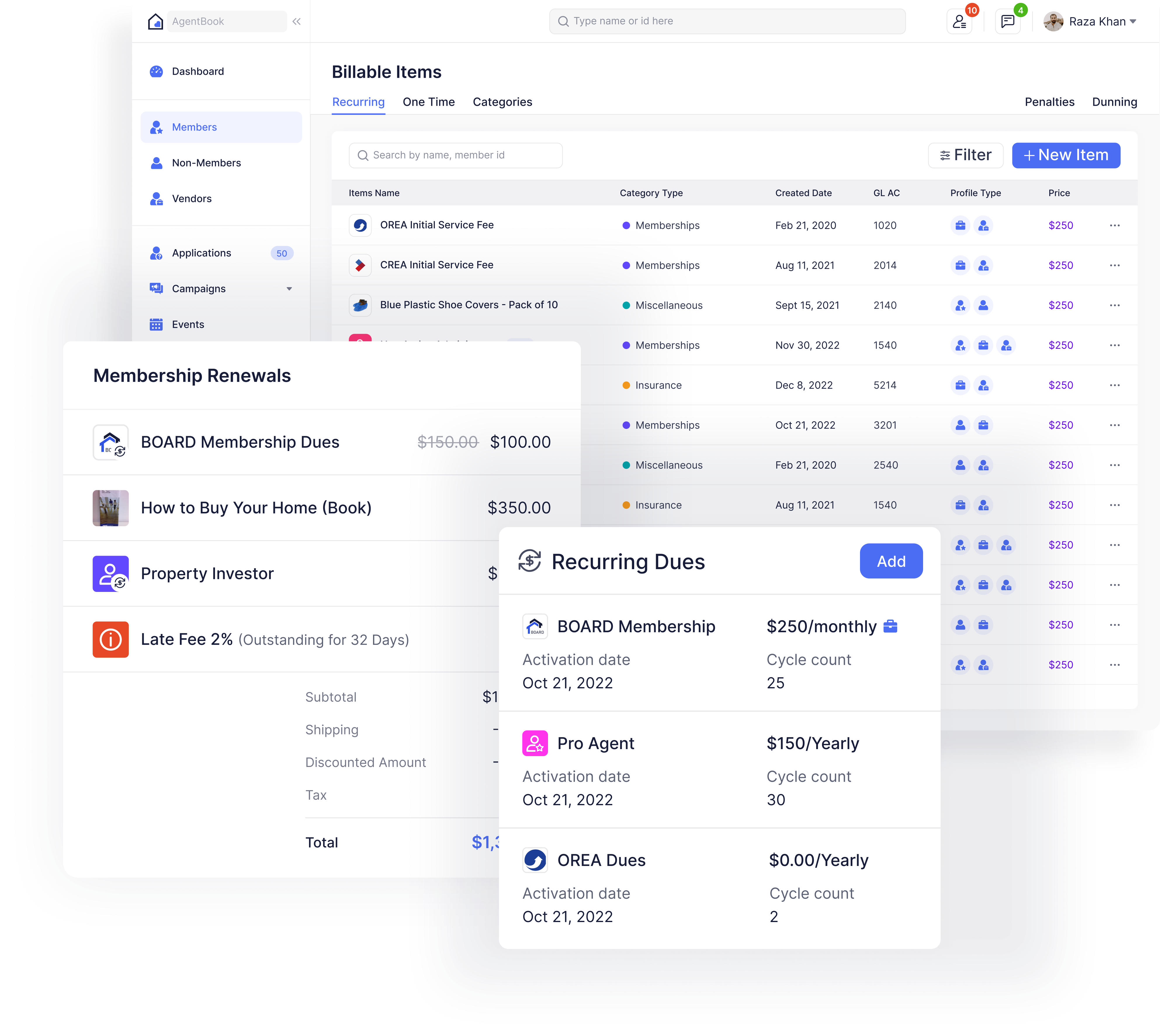 AgentBook | Real Estate Association Management System (AMS)