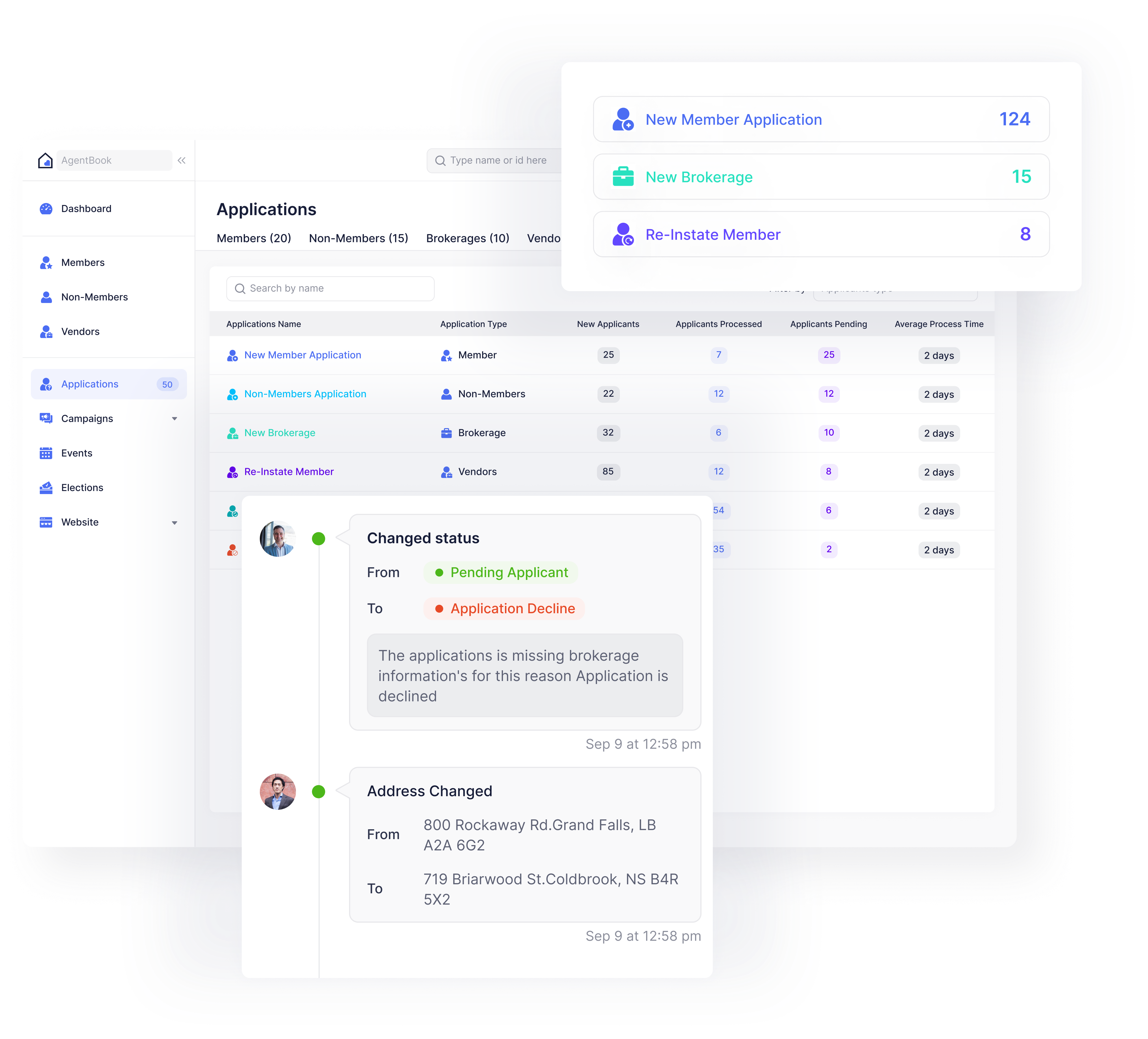 AgentBook | Real Estate Association Management System (AMS)