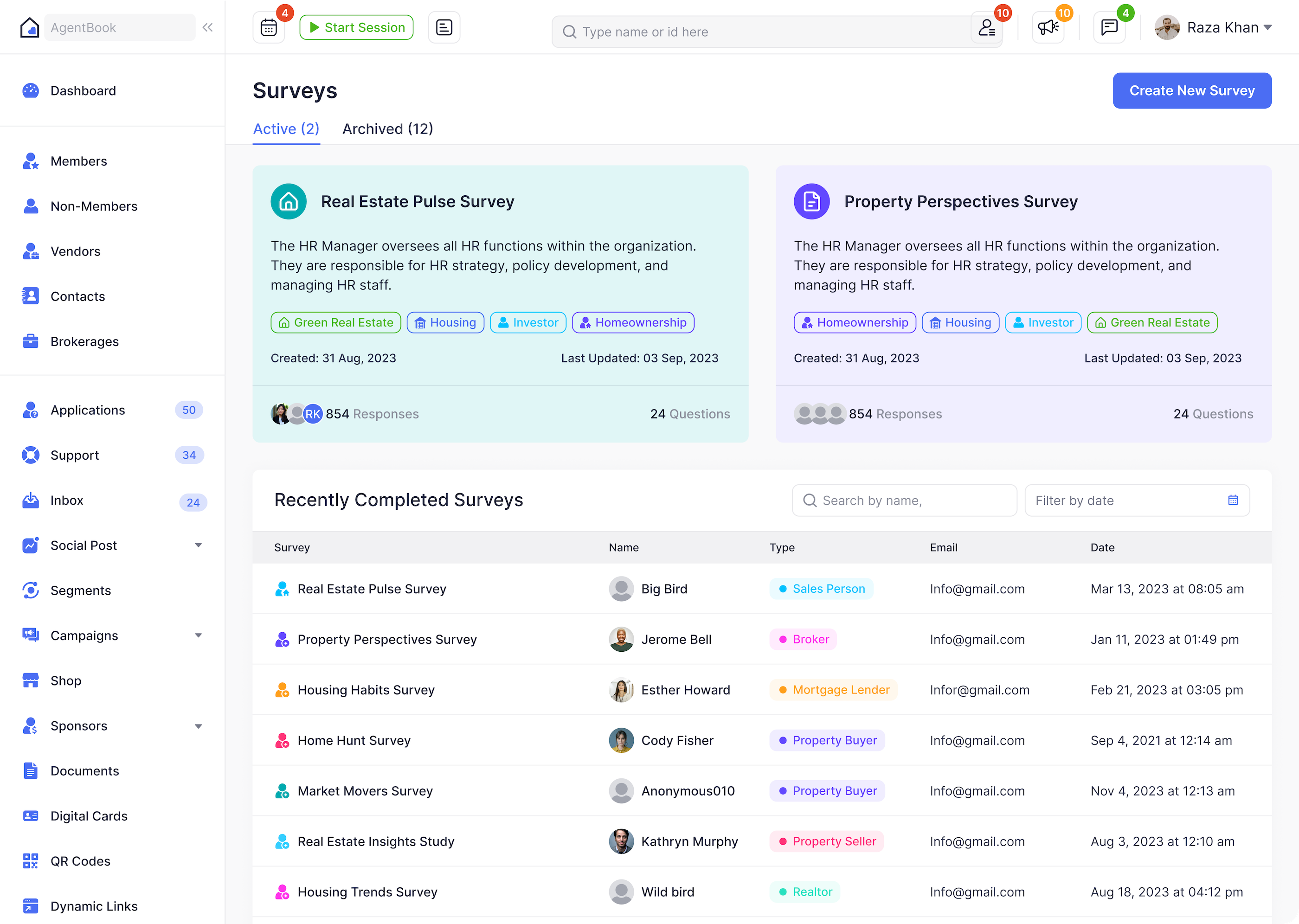 AgentBook | Real Estate Association Management System (AMS)