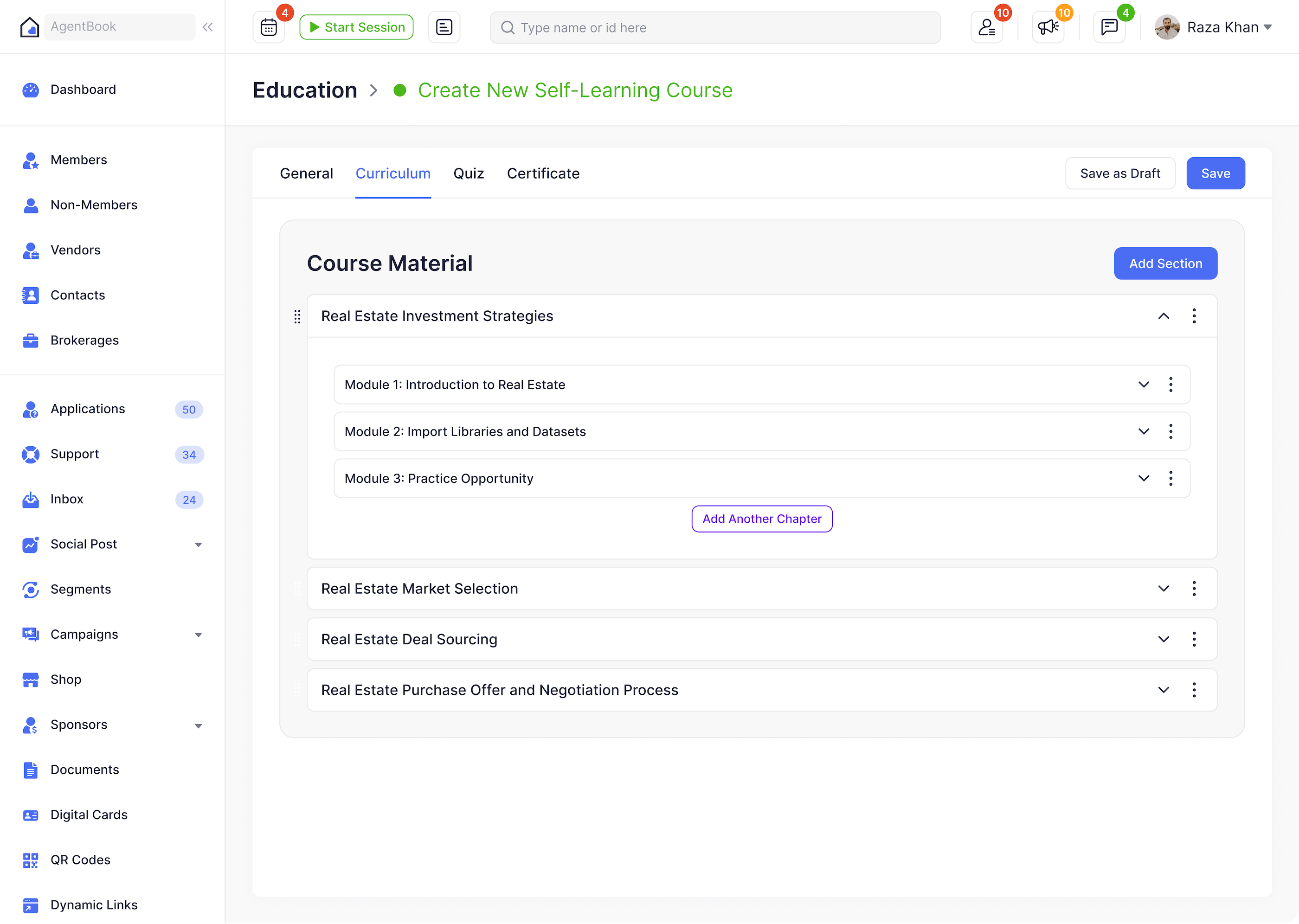 AgentBook | Real Estate Association Management System (AMS)